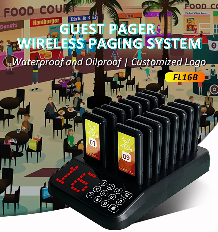 16 Cafe Buzzer System For Restaurant Pagers Restaurants Call Beeper Service Guest Queue Catering ...