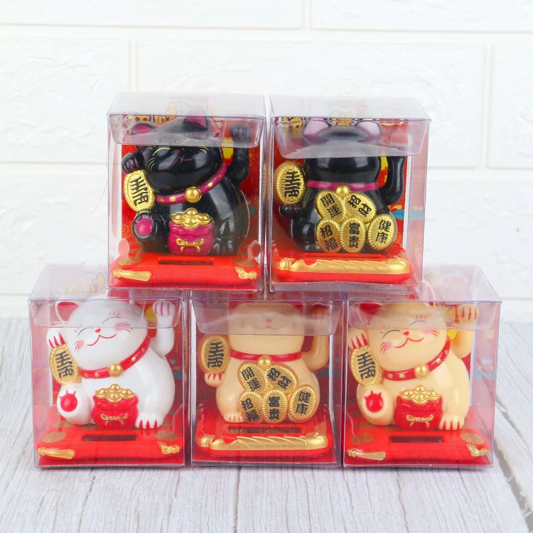 Alibaba.com: Shiny Solar Powered Welcoming Cat, Cute Waving Fortune Cat ...