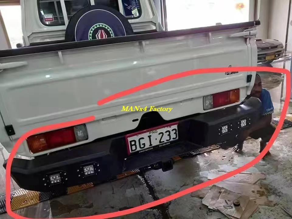 MANx4 Off-Road Steel Rear Bumper for Land Cruiser Pickup LC79| Alibaba.com