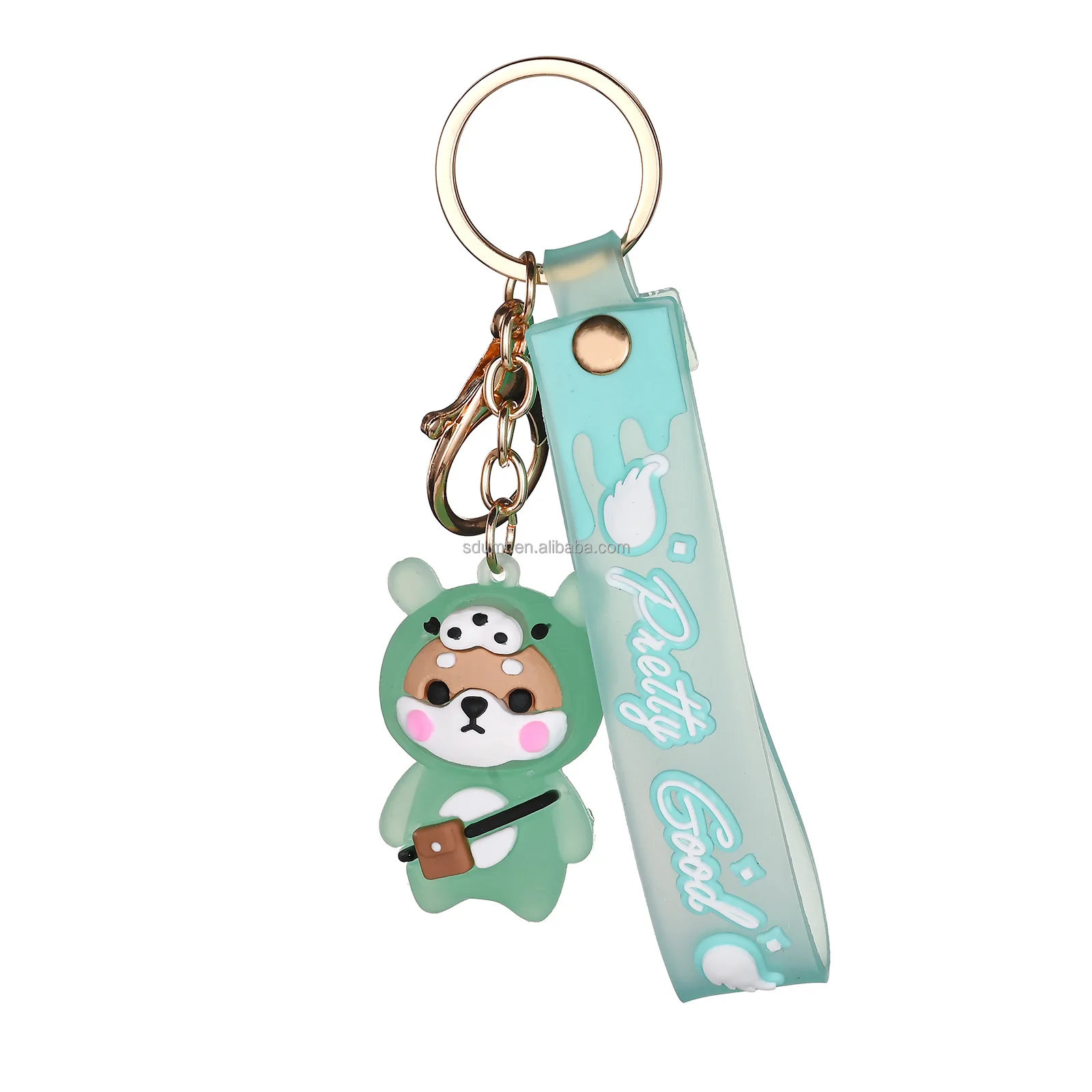 Hot Sale New Bear Keychain Customized Promotional 3d Rubber Custom Soft ...