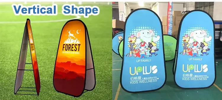 High Quality Outdoor Foldable Popup A Frame Display Double Sided ...