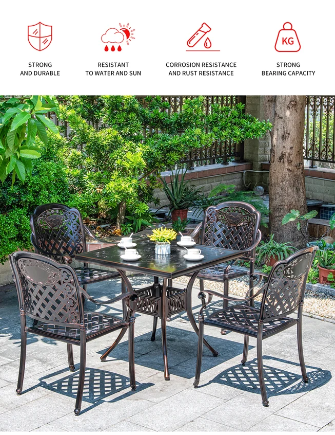 Durable Outdoor Furniture - Garden Sets by Aluminum Manufacturer