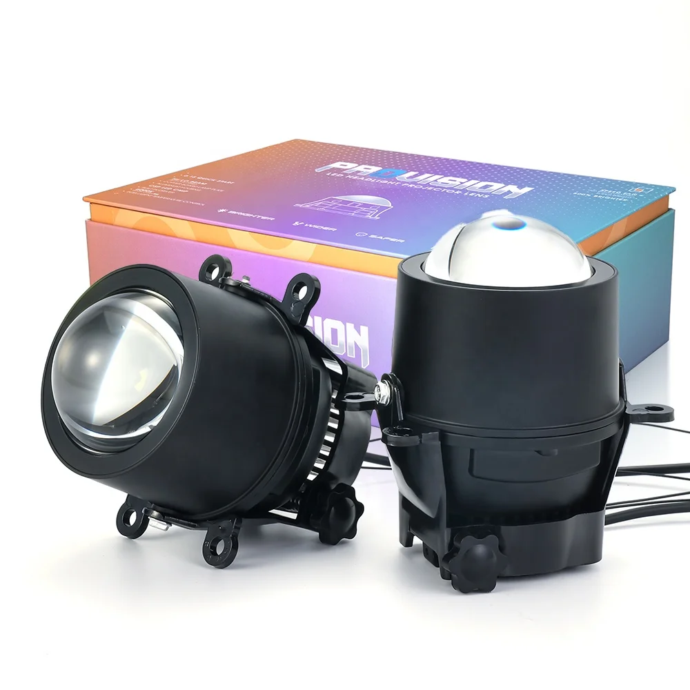 Gpne F8x 3 Color Led Fog Light 3.0 Inch H11 Car Bi Led Lens Projector ...