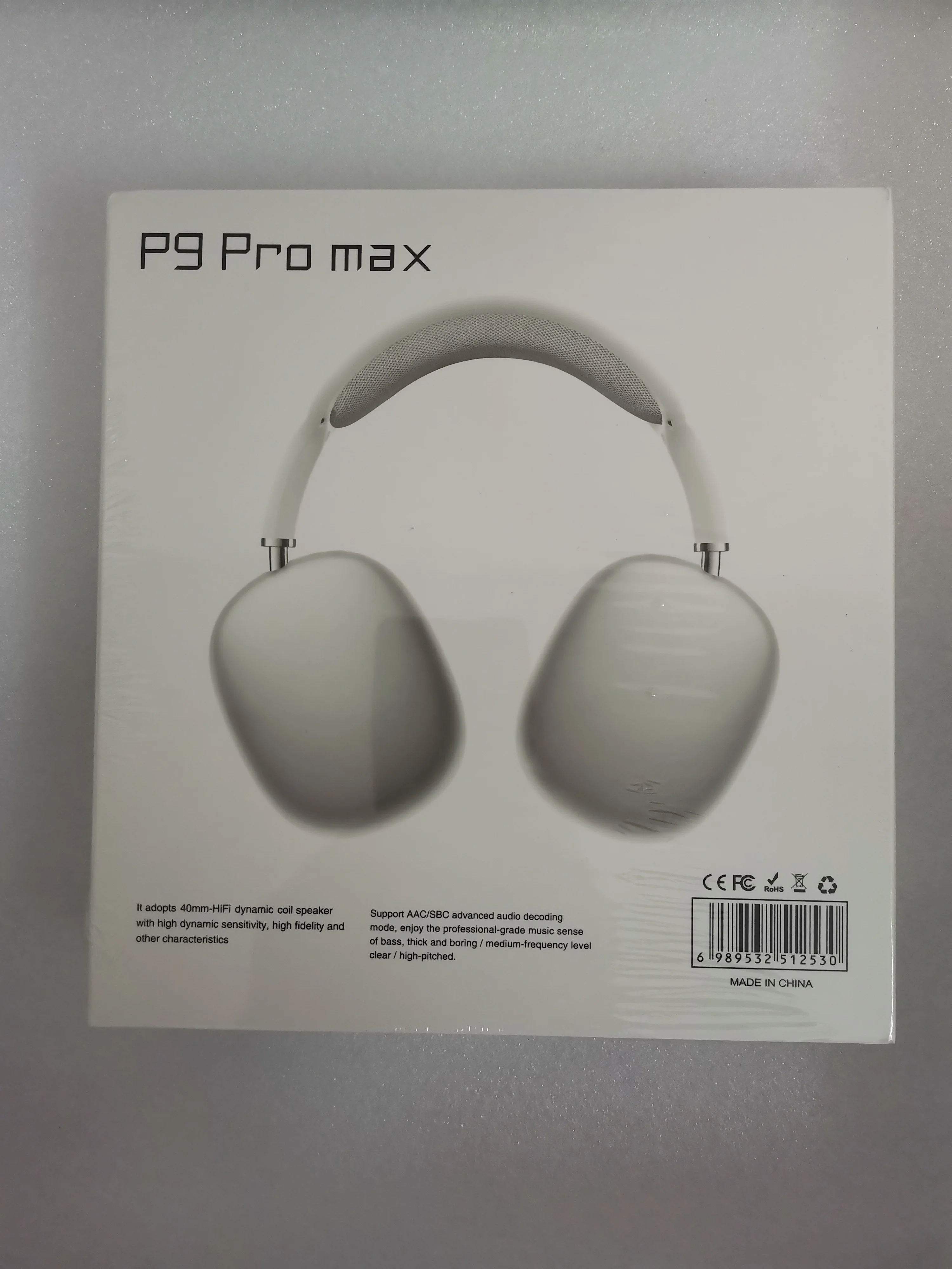 P9 Pro Max Cheap Noise Cancelling Cute Earphones Cute Girls Headphone ...