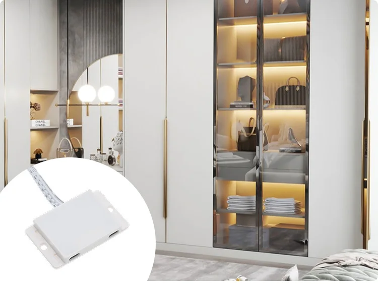 12V 24V Automatic Sliding Door Sensor Switch LED Sensor Control Cabinet ...