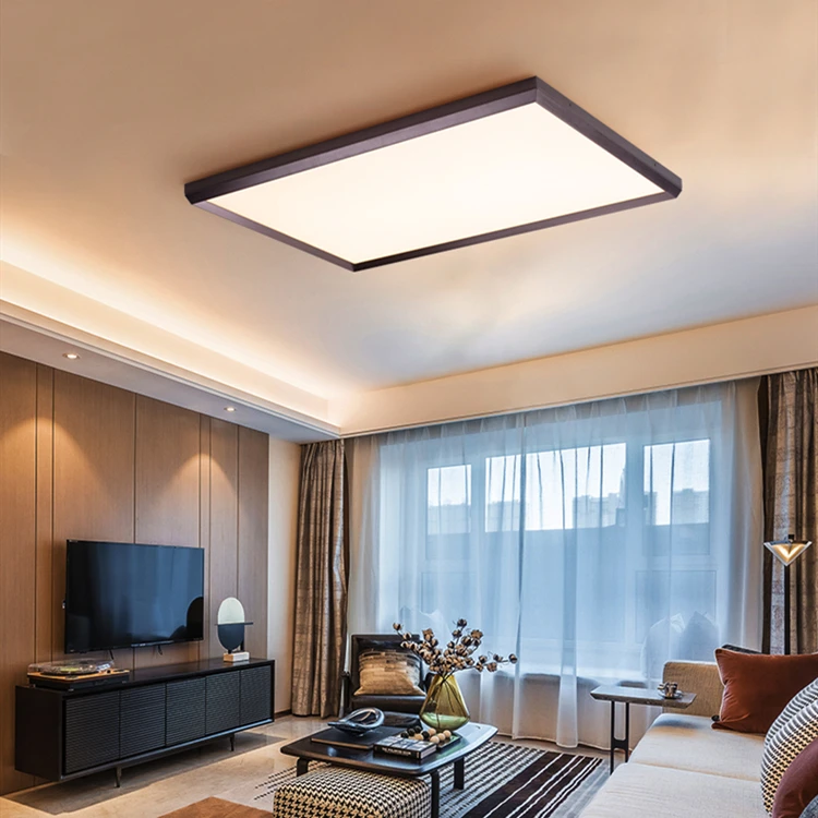 Modern Luxury Elegant Ceiling Light Large Rectangle Living Room Bedroom ...