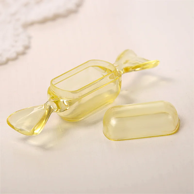 Small Candies Shape Plastic Dragees Candy Container Ring Earring ...