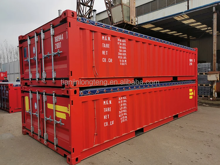 20ft Half Height Corten Steel Open Top Container for Bulk