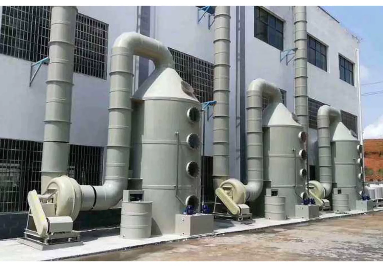 Stainless Steel Water Spray Tower for Industrial Dust & Acid Mist ...