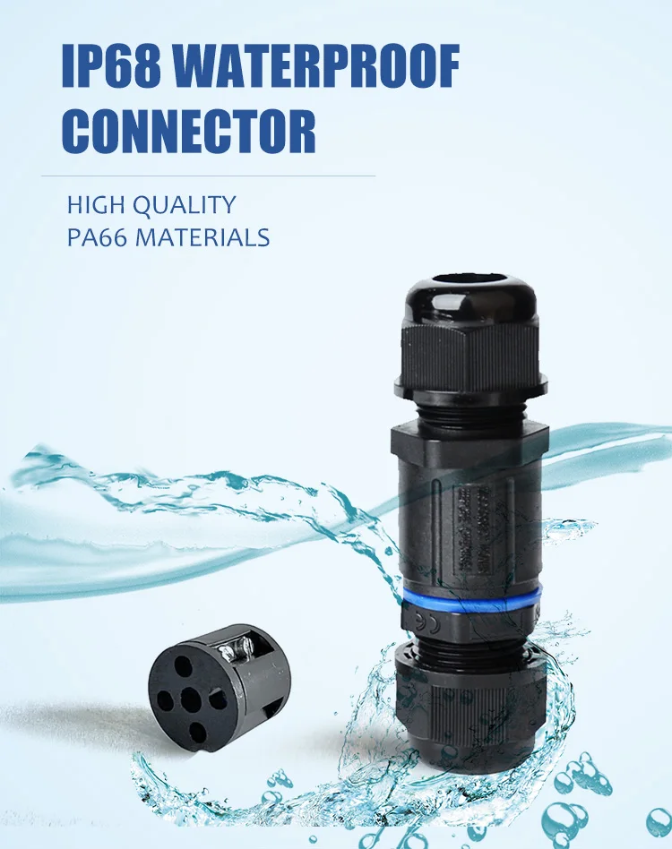 4 Pin Waterproof Connectors - IP68 Outdoor Electrical Connectors