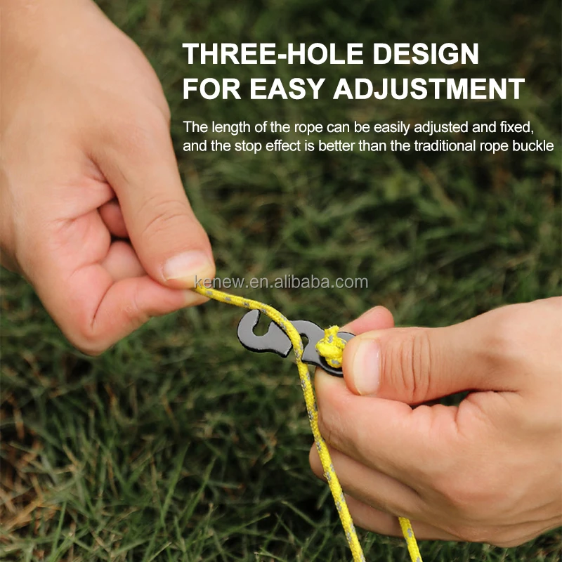 Aluminum Alloy Tent Wind Rope S-type Tensioners Fastener Adjustable ...