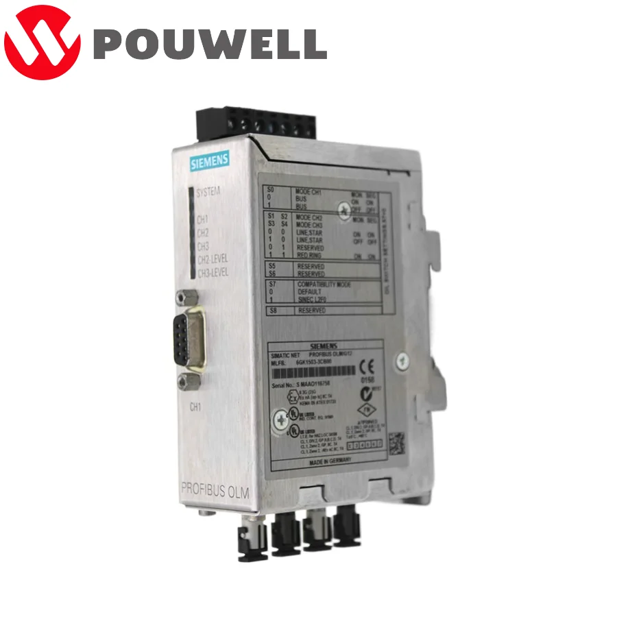 Siemens Plc Simatic Net Profibus Olm/12 Optical Link Module 6gk1503 ...