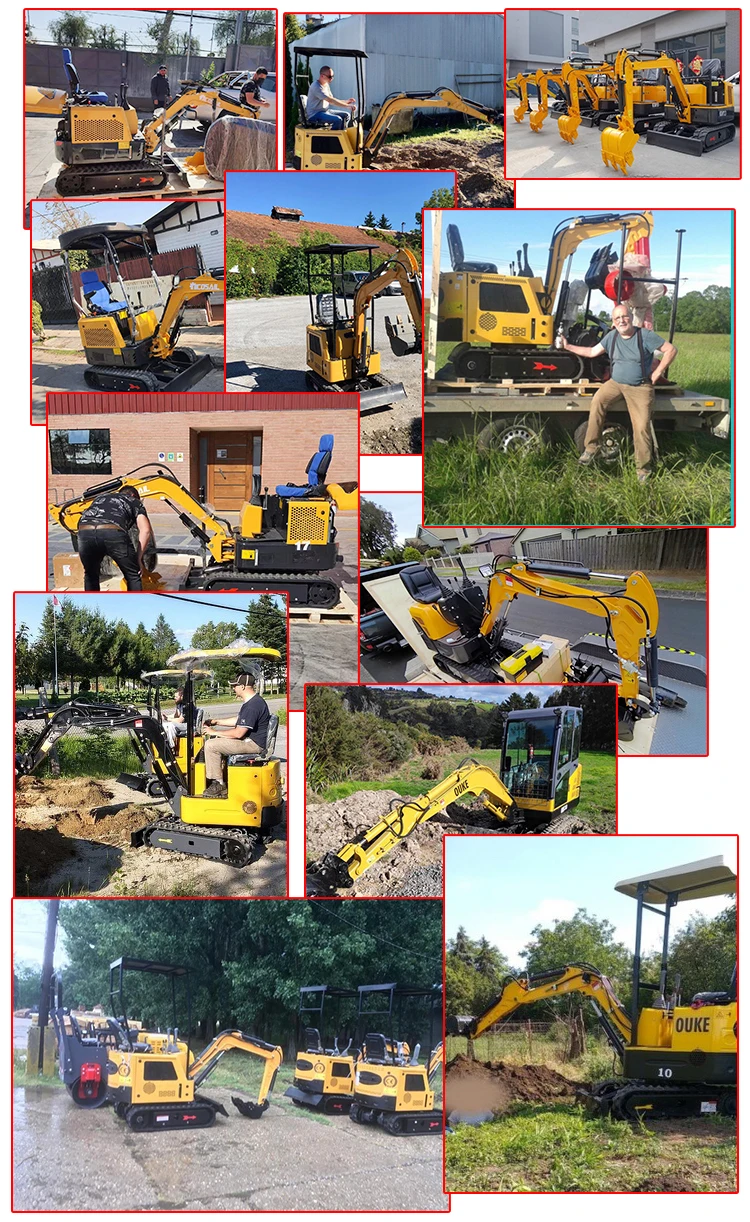 Factory Export Mini Excavator Epa Engine Small Digger 4 Ton 5 Ton 6 Ton ...