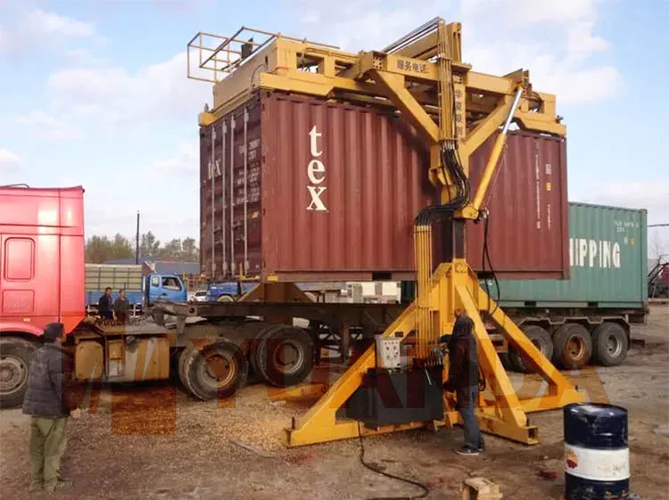 Heavy Duty Container Tilter - 45 Ton Capacity & 180° Rotation