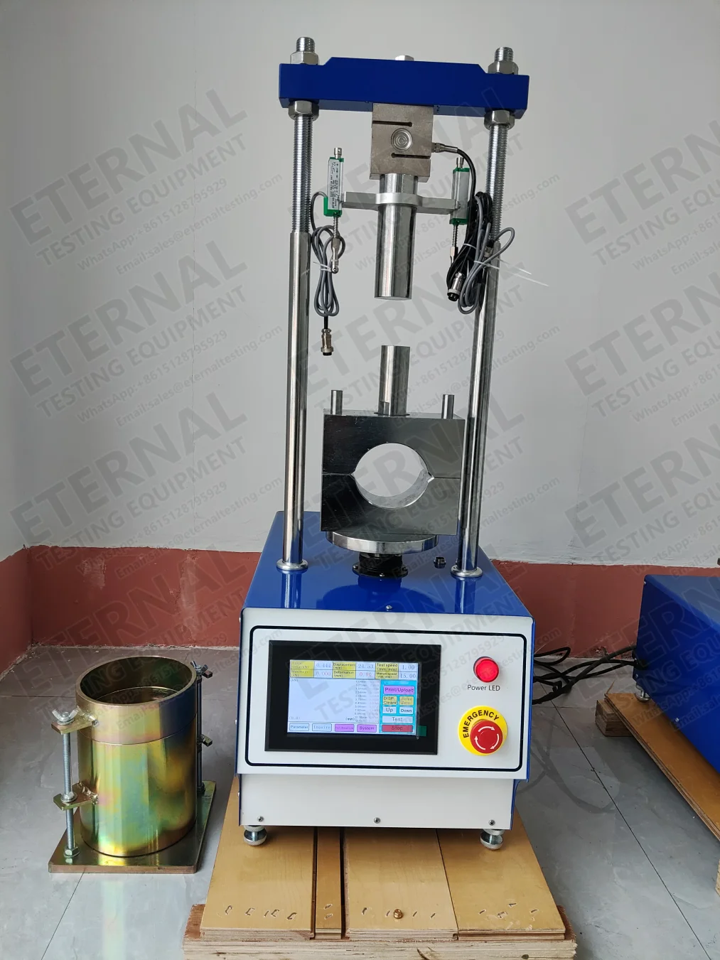 Marshall/cbr Test Machine Digital Measurement 50 Kn For Soil - Buy Cbr ...