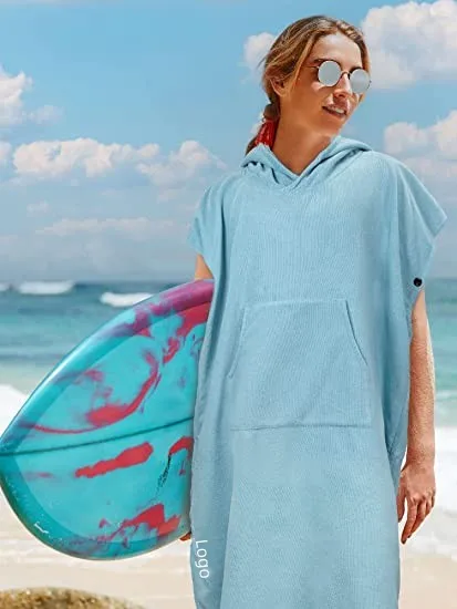 Wholesale Hooded Poncho Towel - Quick Dry & Sustainable