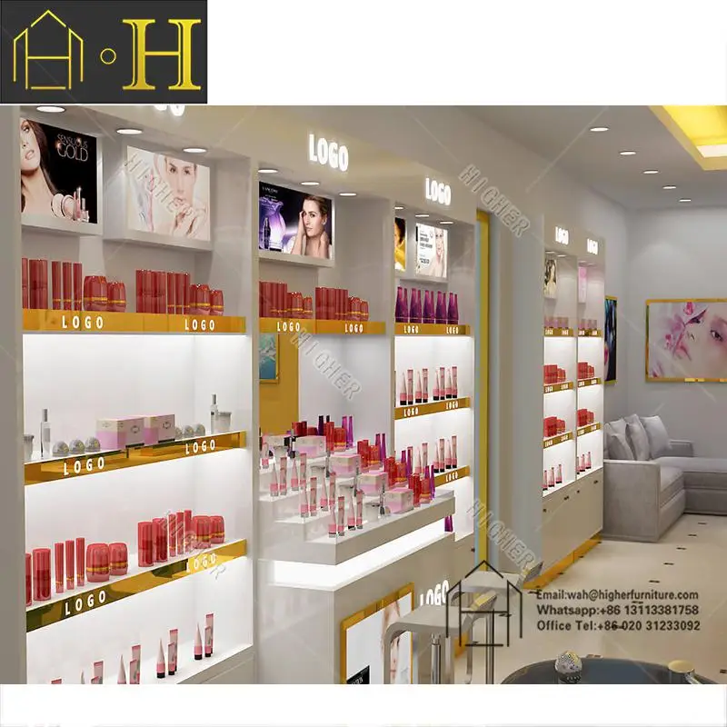 Bespoke Shopping Mall Beauty Kiosk Design Retail Personal Care Showcase ...