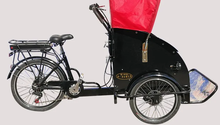 Factory Direct Manned Electric Tricycle Rickshaw Bicycle Taxi Human ...