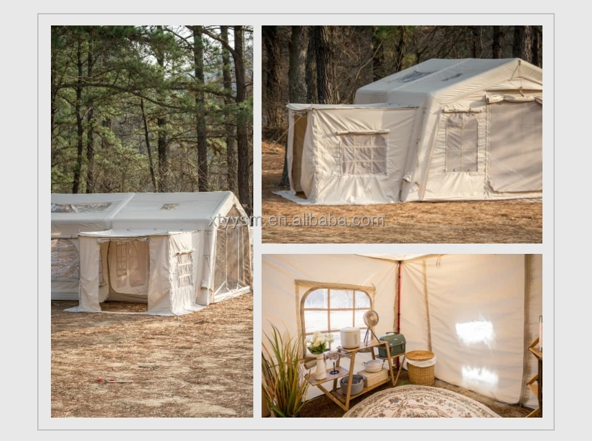 Inflatable Camping Tent Korean Style Outdoor Camping Tent 3 To 4 Person ...