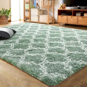 47x63"/55x79"/63x91" Moden Indoors Super Soft Anti-slip Geometric ...