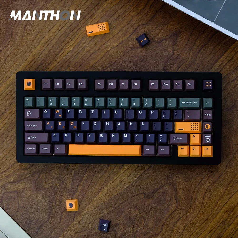 129 Keys RESONANCE Keycaps - Custom GMK Keycaps PBT Dye Sublimation