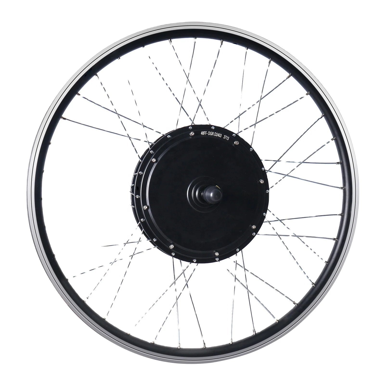 Rear Motor Wheel 48v 2000w Ebike Kit Electric Bike Wheel Conversion Kit ...