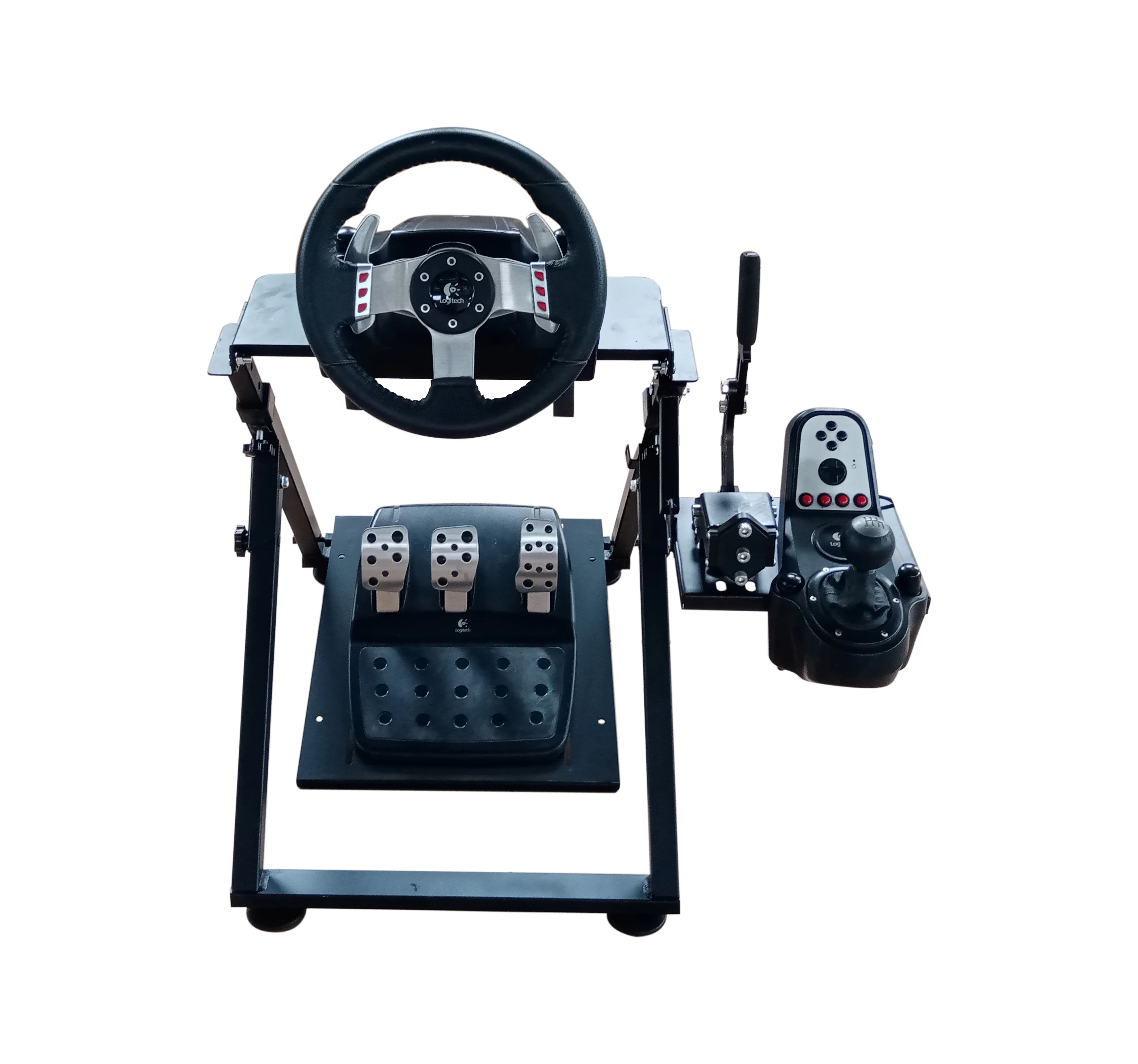 Racing Steering Wheel Stand for PC USB Handbrake Logitech G25/G27/G29 ...