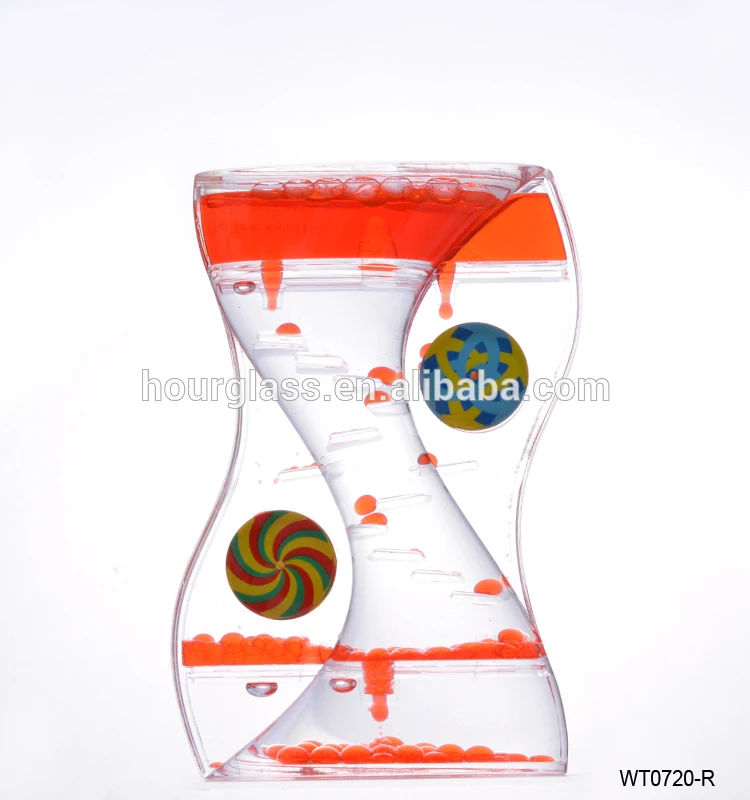 4 Types Liquid Motion Bubbler Liquid Timers For Kids Sensory Fidget ...