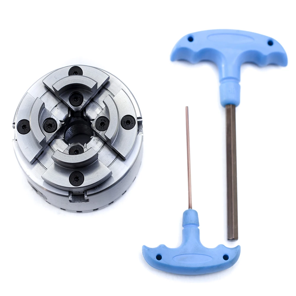 3 Jaw Self-Centered Rotating Lathe Chuck - Precision & Durability