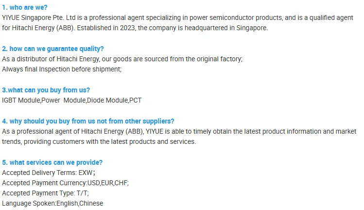 5SNG 0200Q170300 62Pak phase leg IGBT Module| Alibaba.com