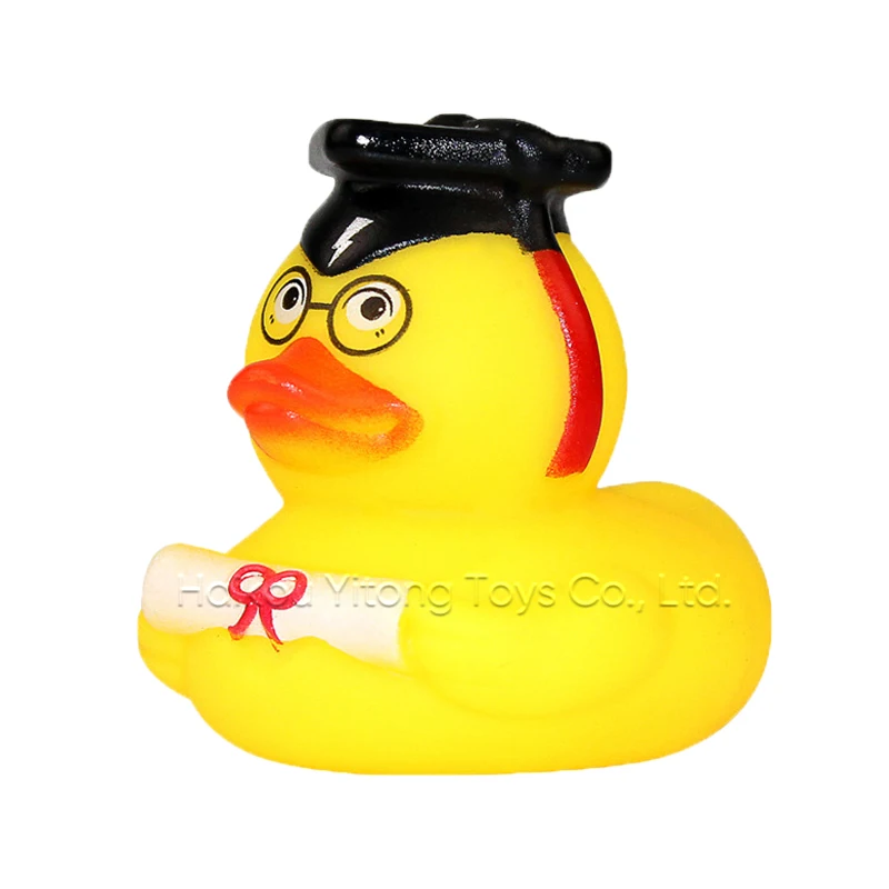 Customized PVC Rubber Duck Children's Water Play Toys Bulk Printed ...
