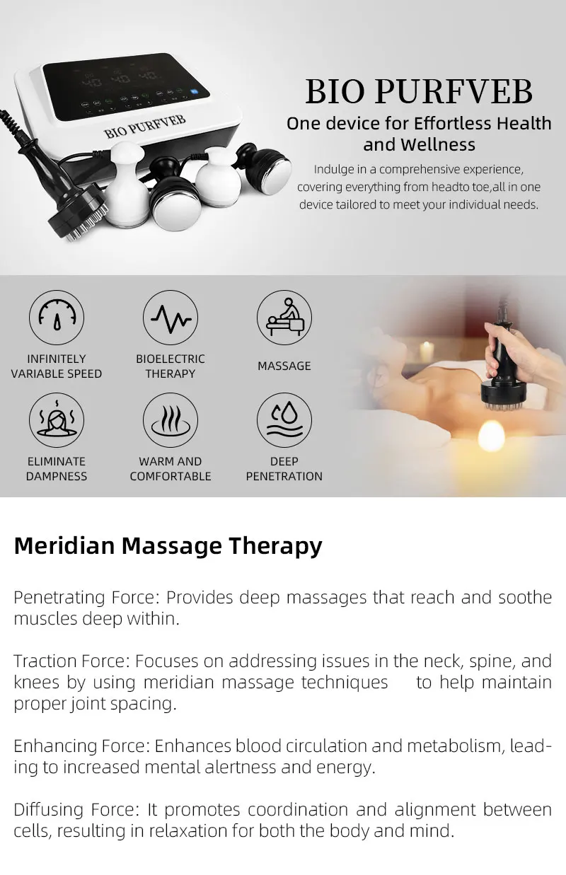 Genqi2025Custom Logoizable Meridian Therapy Machine Bioelectricity Body ...