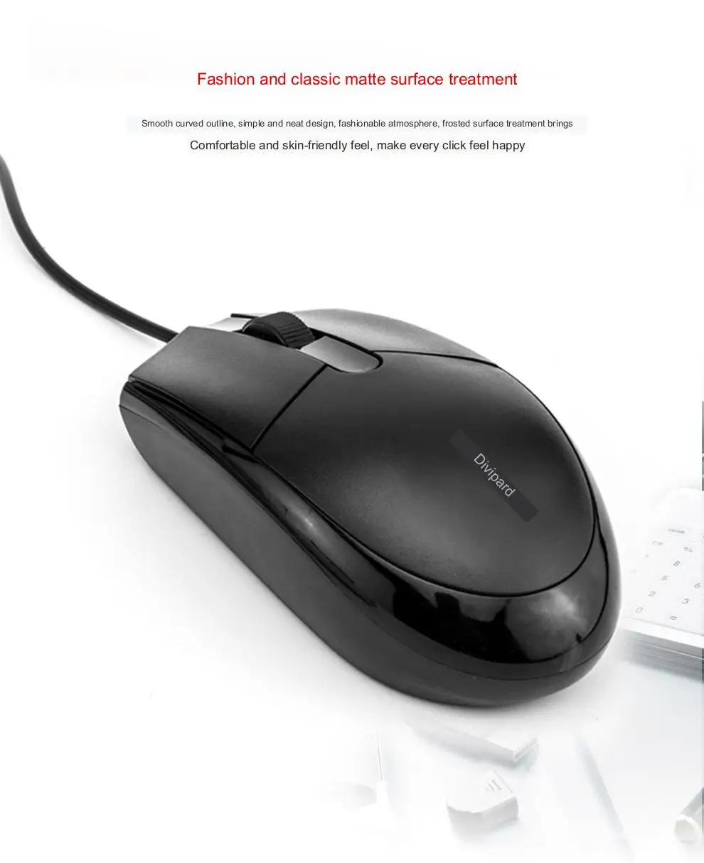 DIVPARD OP-10 Business Mouse - Ergonomic Comfort & DPI 1600