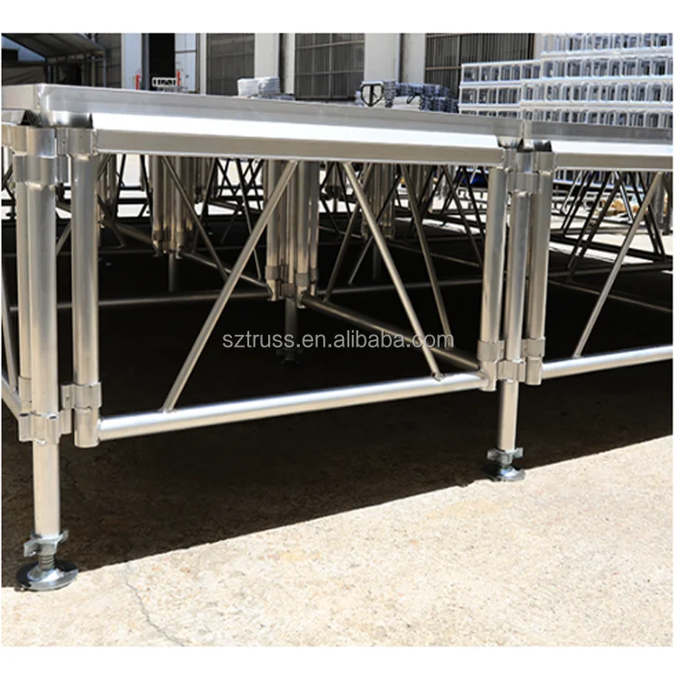Luxury Aluminum 4x8 Podium Adjustable Height 0.6 m Stage Platform ...