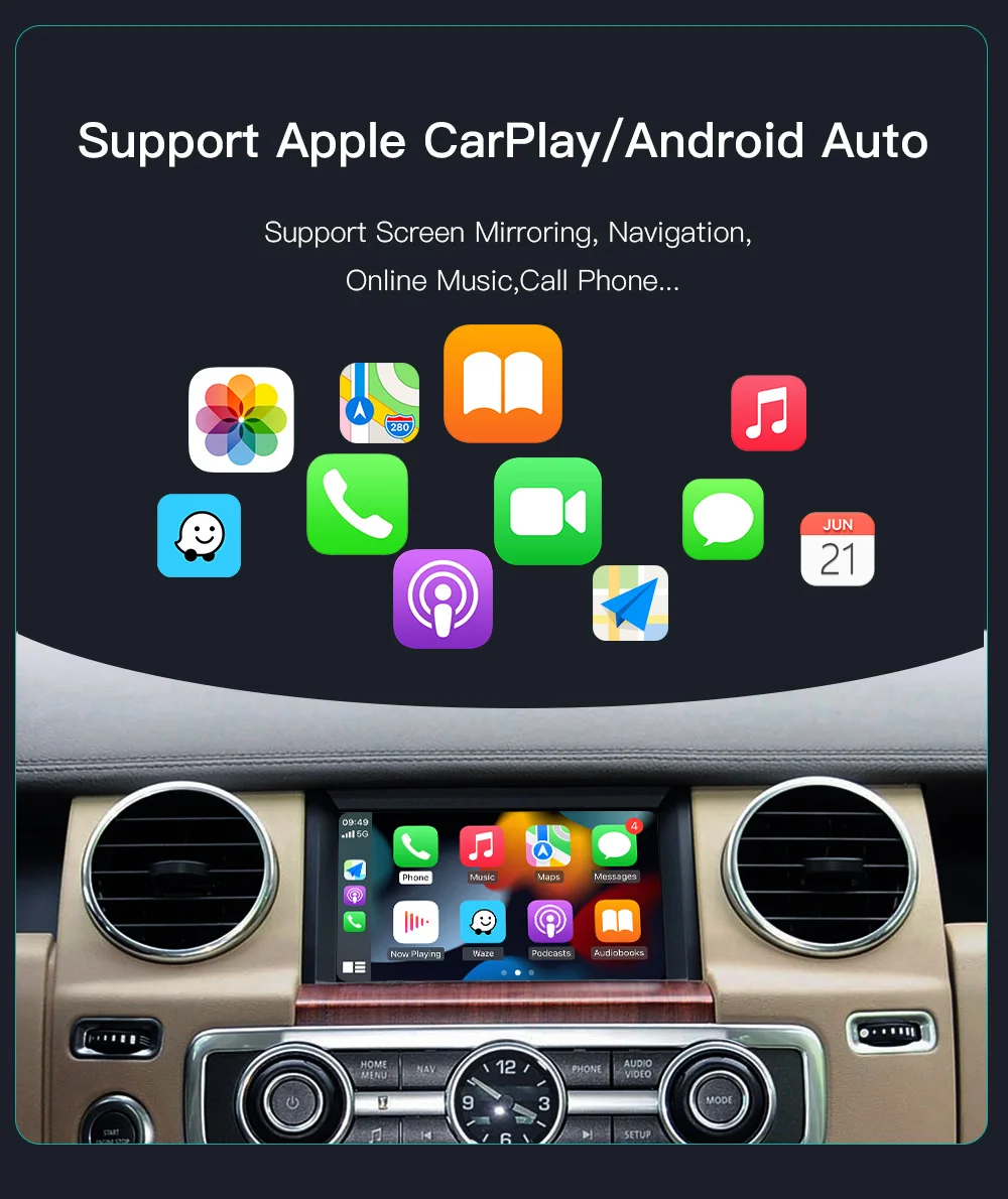 Land Rover Carplay Kits - Wireless Apple Carplay Solutions