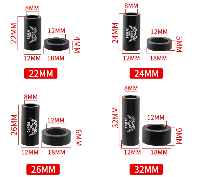 Bicycle Bushing Rear Shock Mount,Mountain Bike Mounting Hardware Shock ...