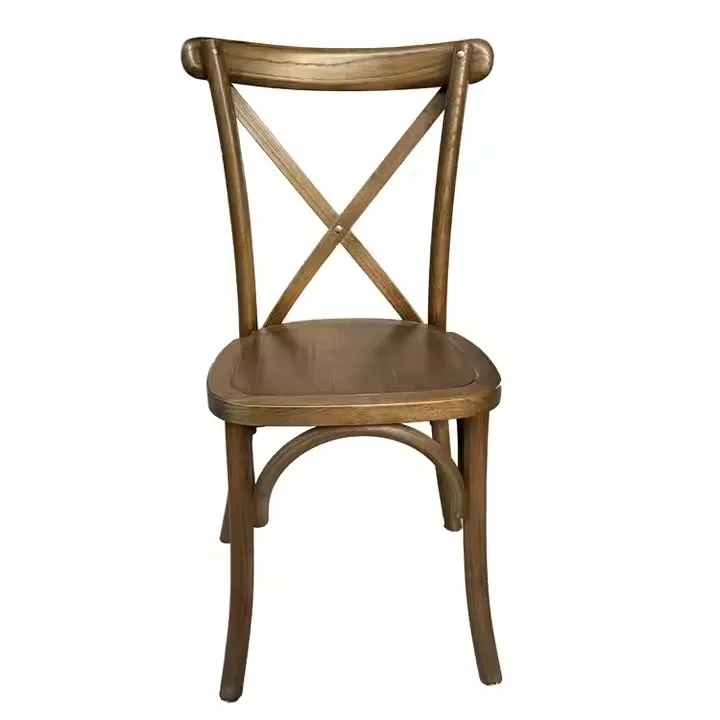 Stacking Rustic Wooden Cross Back Chair Wedding X Back Chair - Buy ...
