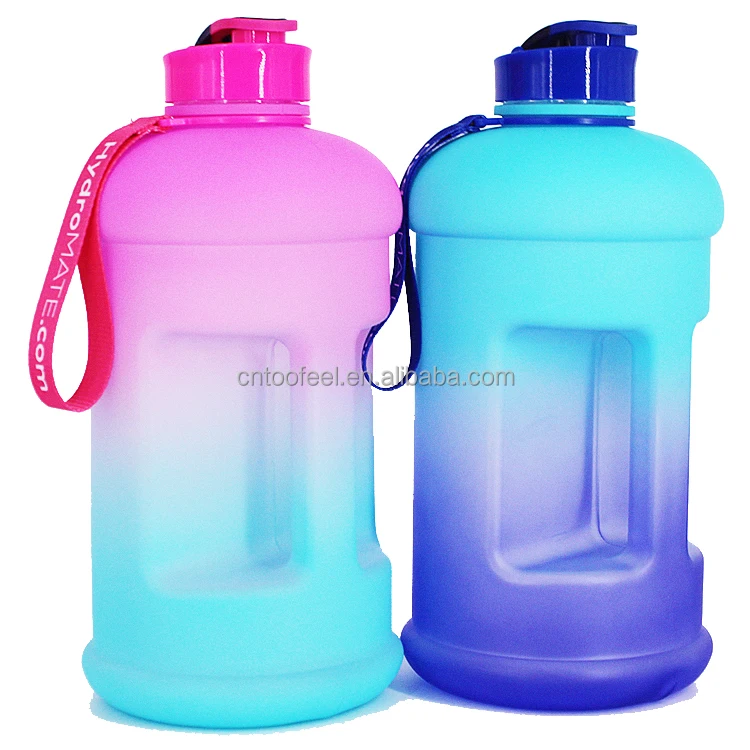 Gallon Fitness Water Jug Gallon 64oz 2l 2 Liter 2.2l Motivational Sport ...