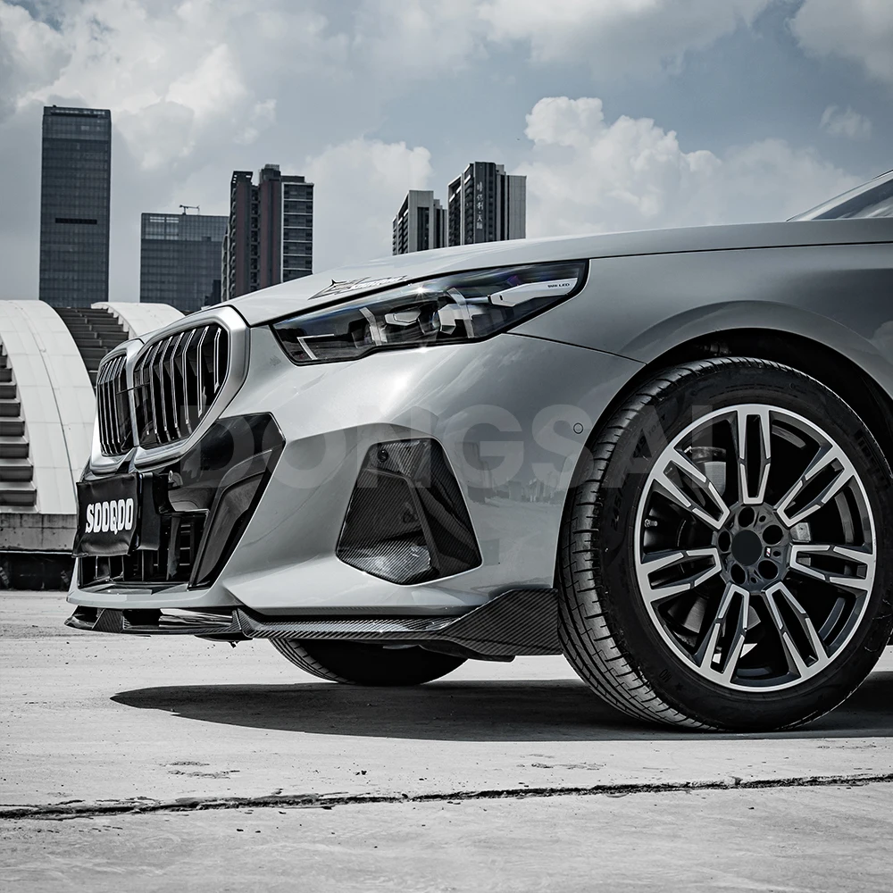 Dry Carbon Fiber G60 Front Lip MP Style for BMW I5 2024