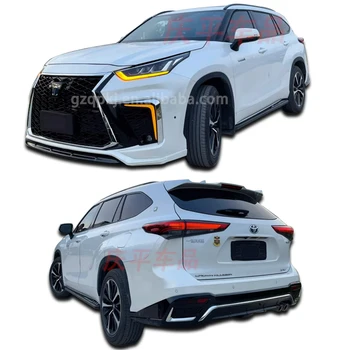 Lexus Version Front Bumper Rear Bumper Apply 2022 Highlander / The ...