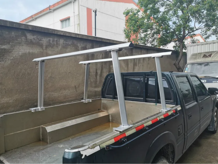 Aluminum Pickup Truck Ladder Rack - Universal Mount