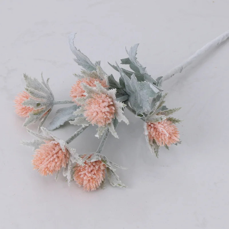 40cm Hot New Artificial Flower Picks Fake Flower Ball Picks For Wedding ...