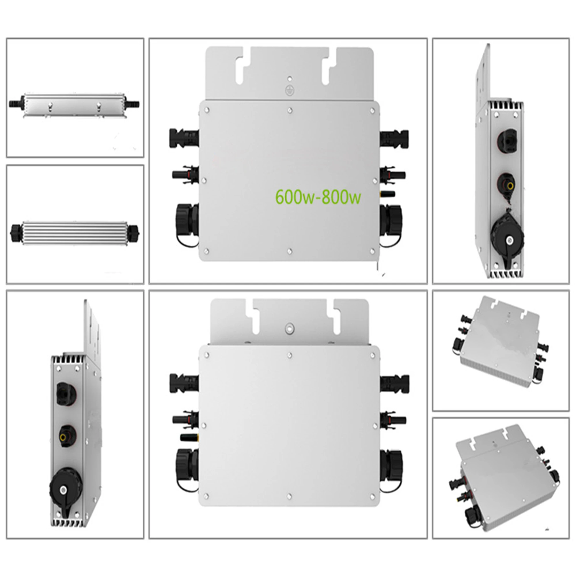 Solar Micro Inverter 350w 400w 600w 800w On Grid Pv Power System Ip65 ...