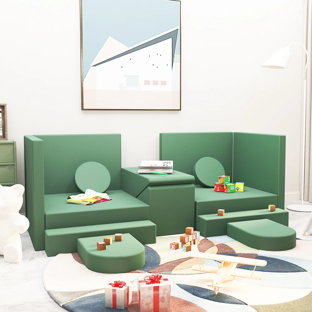 Indoor Play Set - 14PCS Modular Foam for Kids' Creativity