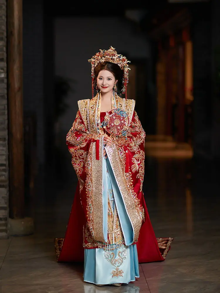 Wholesale Chinese Hanfu Dress Couple Set - Traditional Wedding Outfits ...