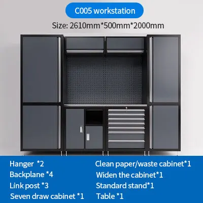 Mobile Tool Trolley Workbench Heavy Duty Steel Workshop Garage Storage ...