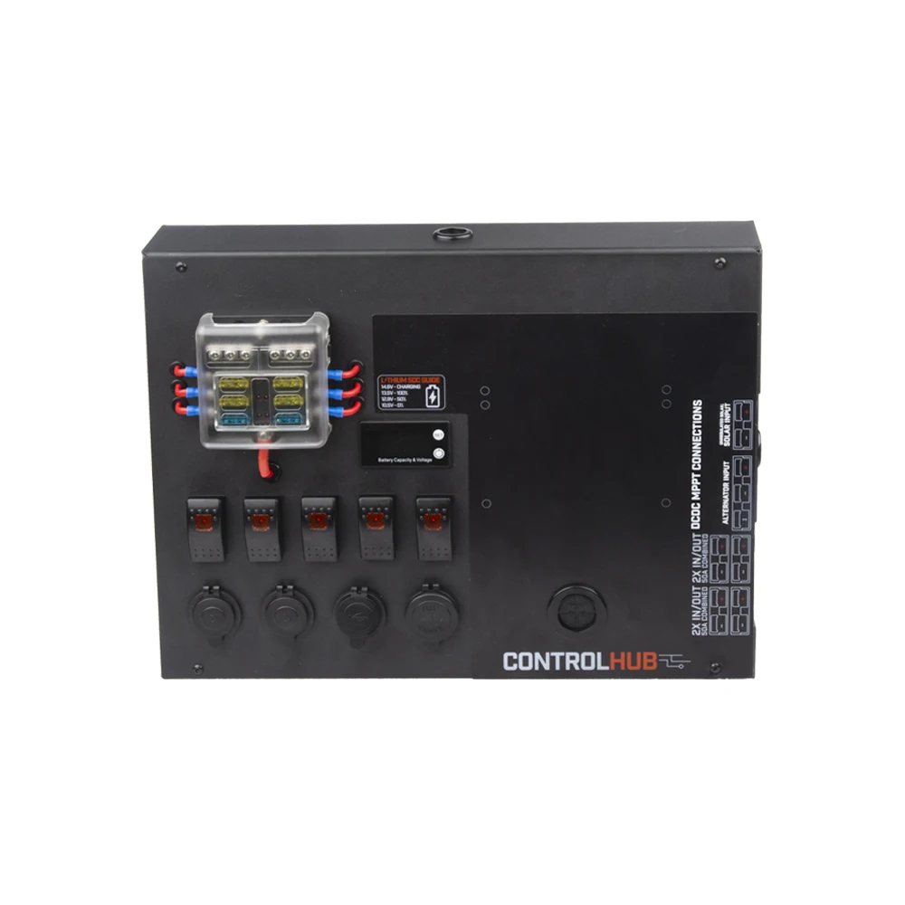 Aluminium Alloy Battery Box Hot Sale 12V Accessory Power DC Charger ...