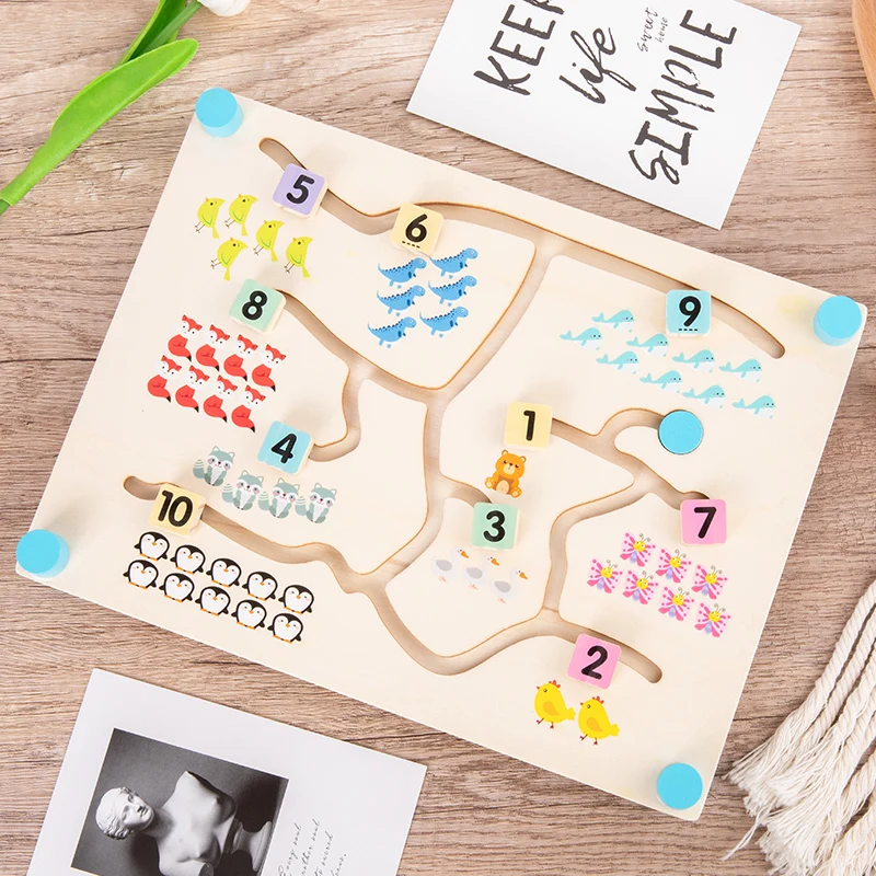 Kids Montessori Math Toys Calculation Education Games Addition ...