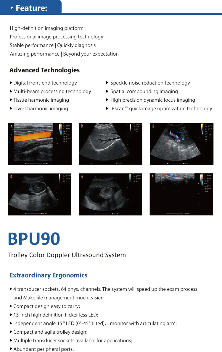 Pregnancy Scanner Ultrasound Diagnostic System - BMV BPU90