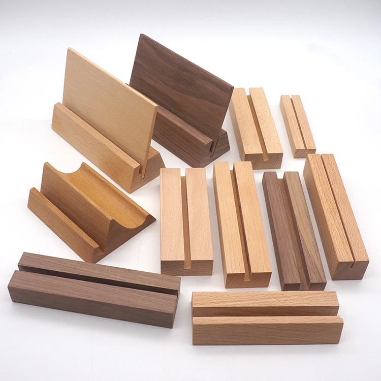 Wooden Calendar Stand Holder - Stylish Table Top Display